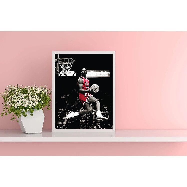 Michael Jordan Poster, Michael Jordan Three Peat Champions With Cigar ...