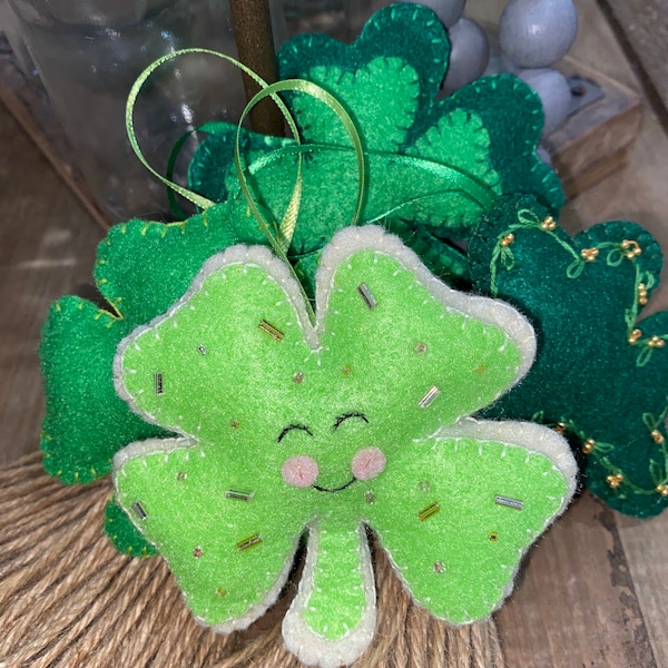 Shamrock Ornaments - Etsy