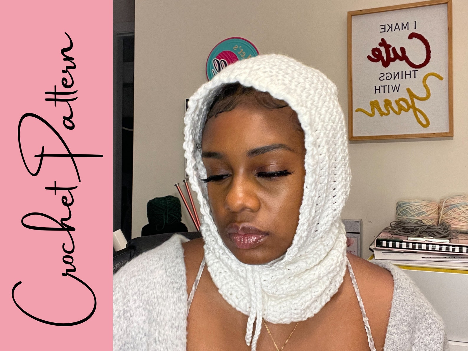 Easy Crochet Scoodie PDF Pattern | Beginner Friendly| Snood Scarf Cowl ...