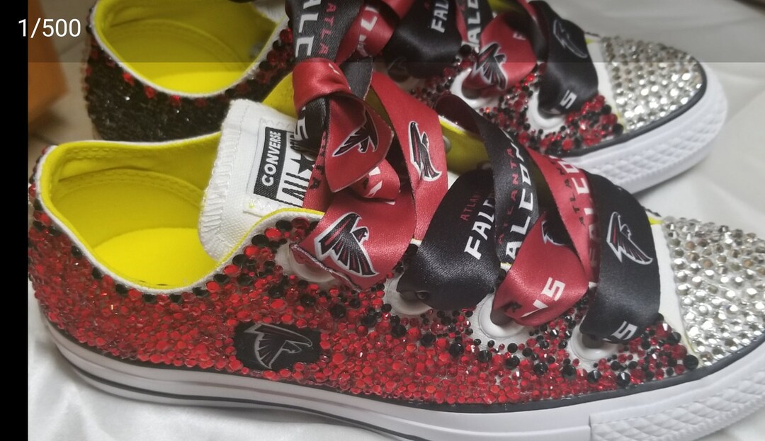 Bedazzled Converse Team Spirit - Etsy