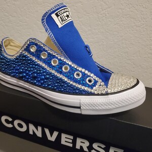 Custom Bedazzled Converse Sneakers - Etsy