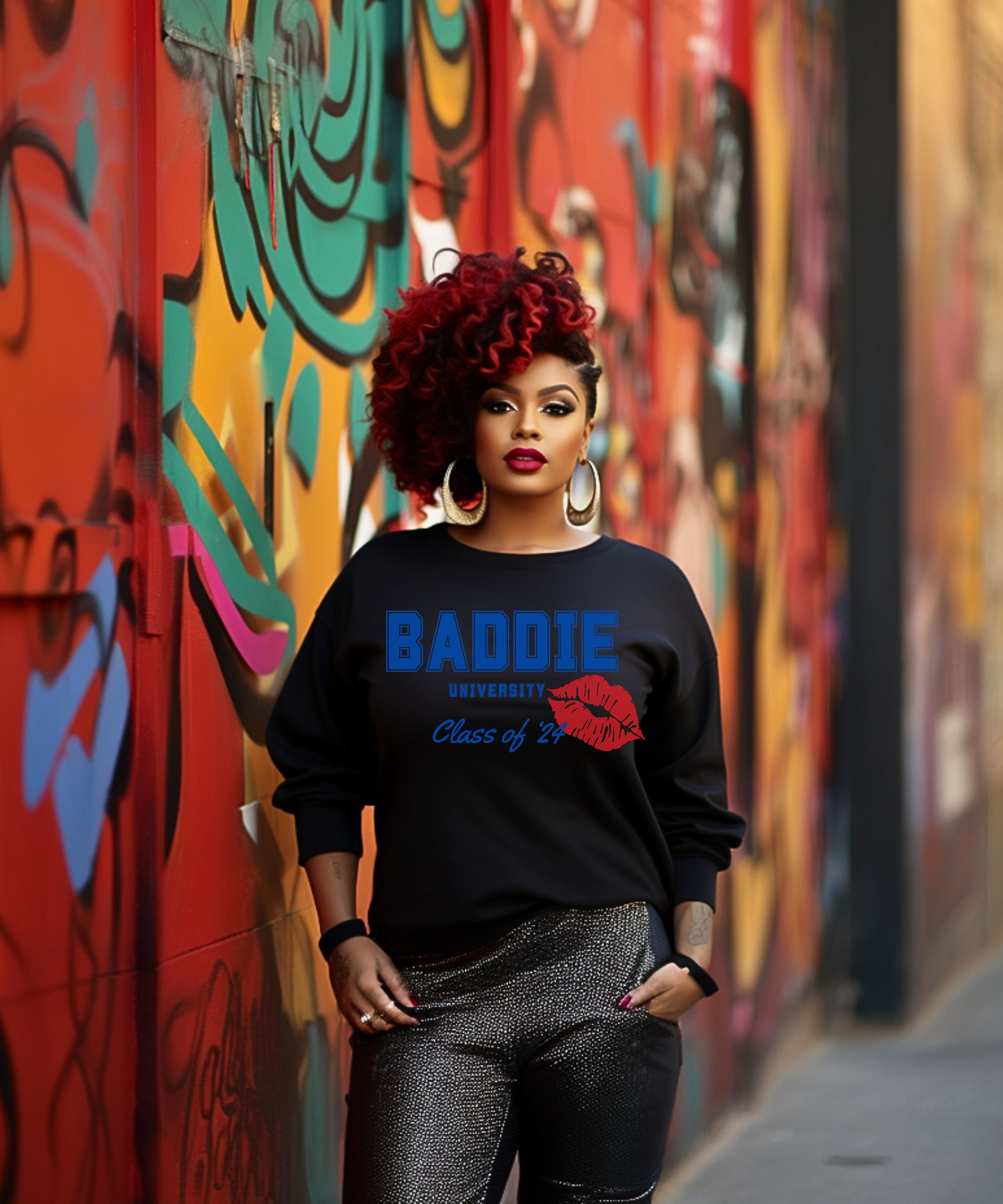 Gift for Baddies, Graduation 2024, Class of 2024 Sweater, College ...