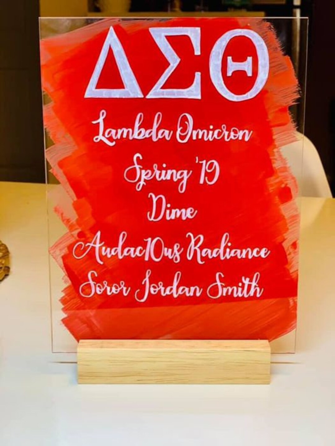 Custom Acrylic Sorority Signs - Etsy