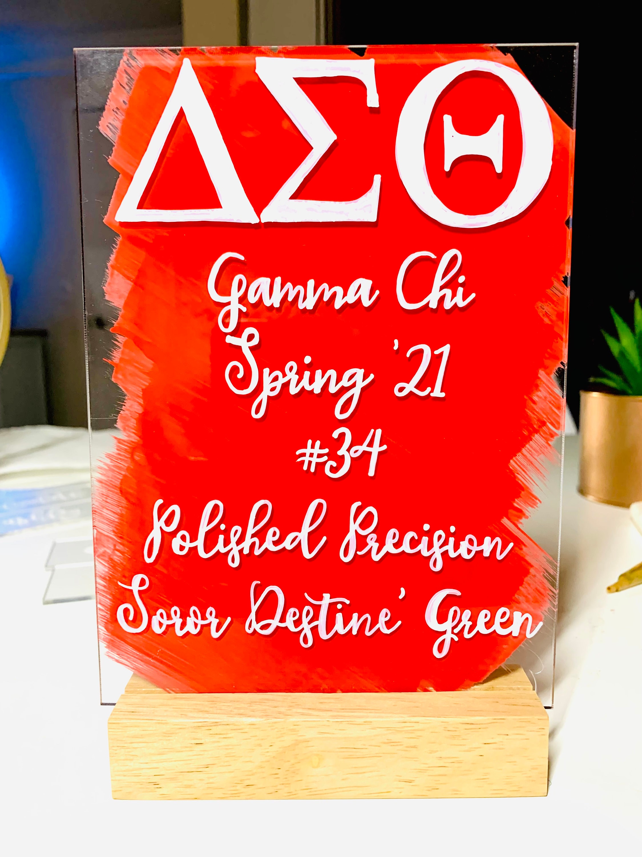 Custom Acrylic Sorority Signs - Etsy