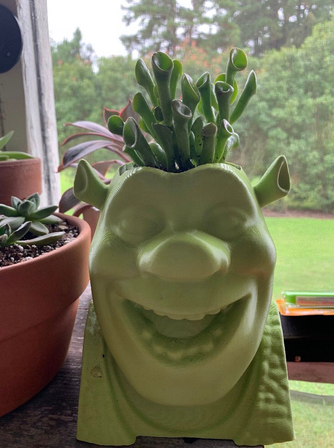Shrek Planter - Etsy