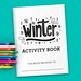 Winter Activity Coloring Book for Kids Digital Files Instant Download ...