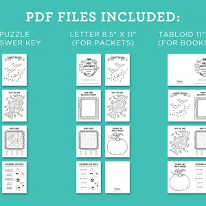 Halloween Activity Coloring Book for Kids - Digital Files Instant ...