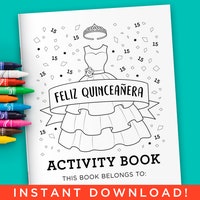 Personalized Quinceañera Coloring Pages | Kids Party Activity (digital ...