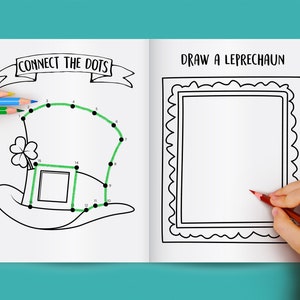 St. Patrick's Day Activity Coloring Book for Kids - Digital Files ...