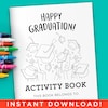 Happy Birthday Activity Coloring Book for Kids Digital Files Instant ...