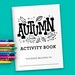 Autumn Activity Coloring Book for Kids Digital Files Instant Download ...