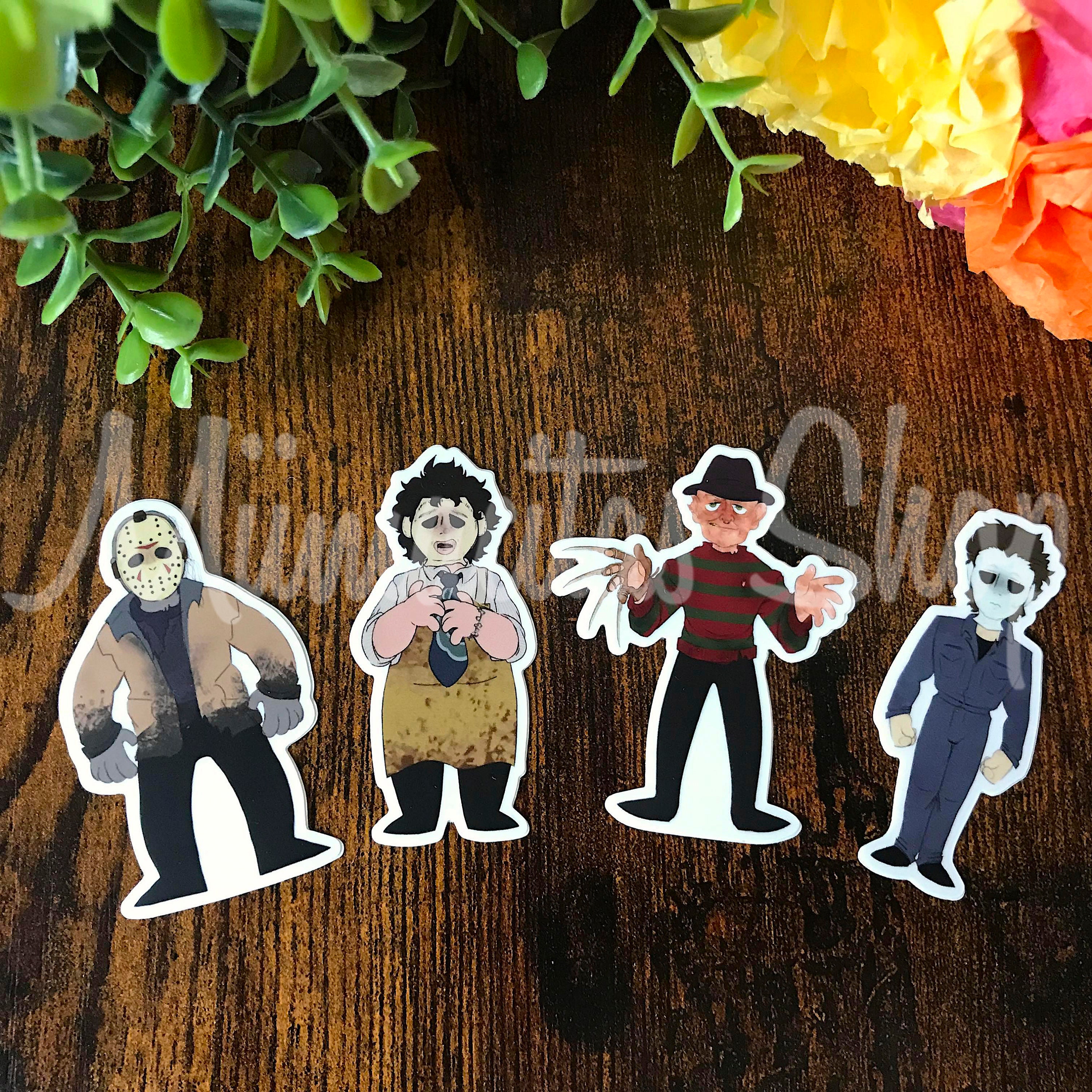 Mini Classic Slashers | Pack | Waterproof Stickers | Classic Horror ...