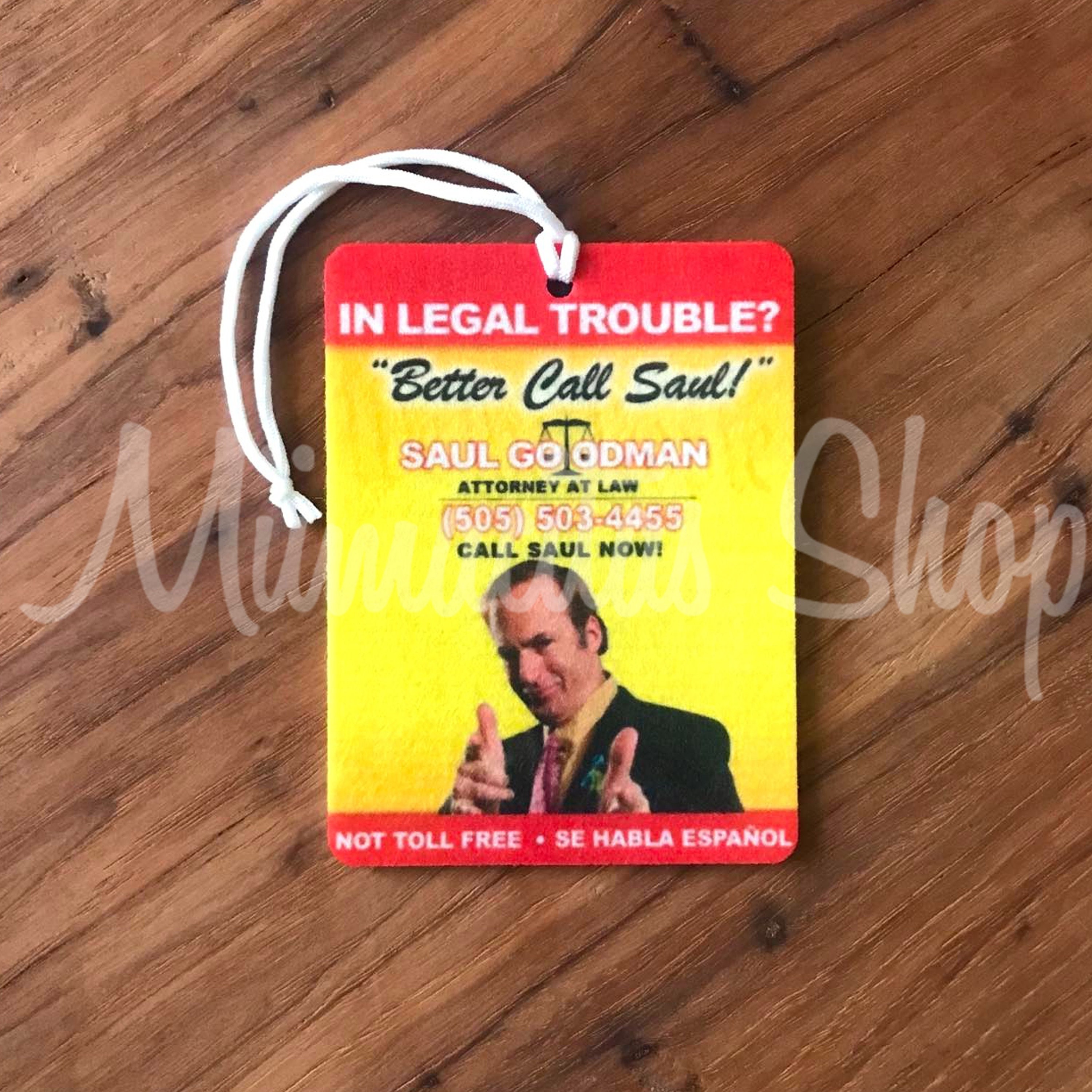 In Legal Trouble? Better Call Saul | Business Card Air Fresheners ...