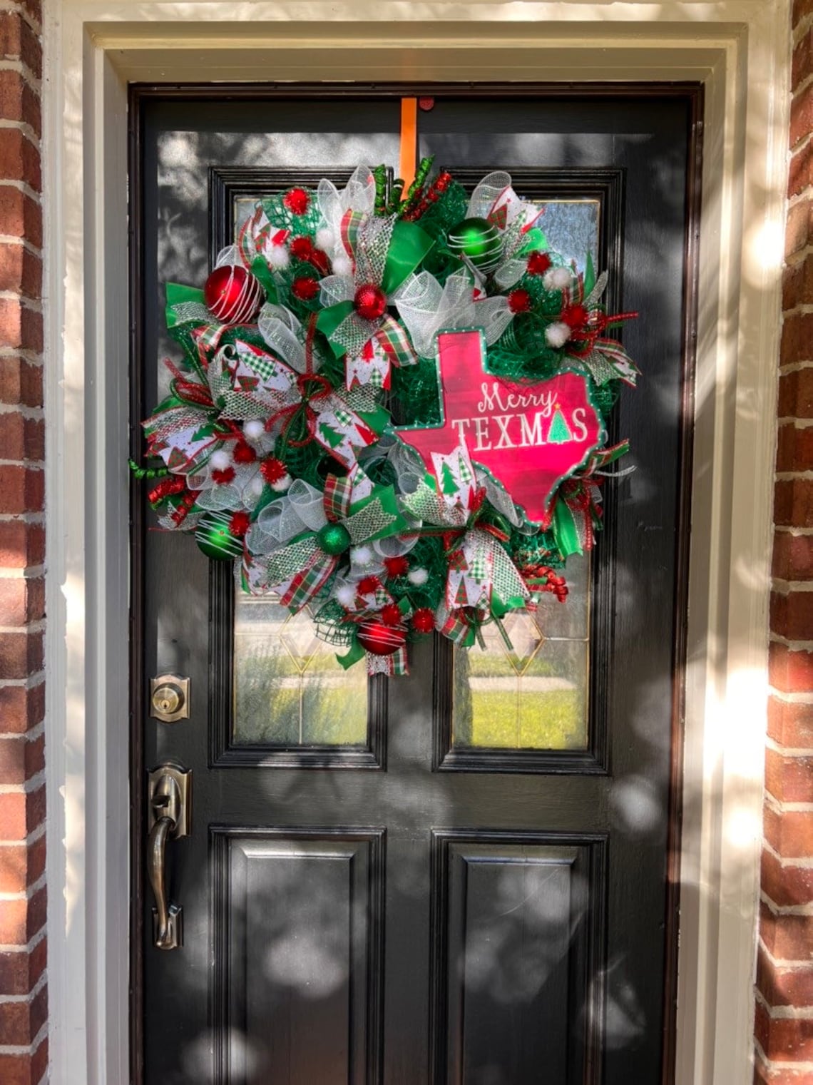 Merry Texmas Door Wreath: Texas Christmas Decor (24") - Etsy