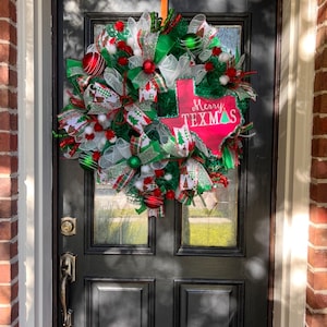 Merry Texmas Wreath, Texmas Christmas Decor, Texas Christmas ...