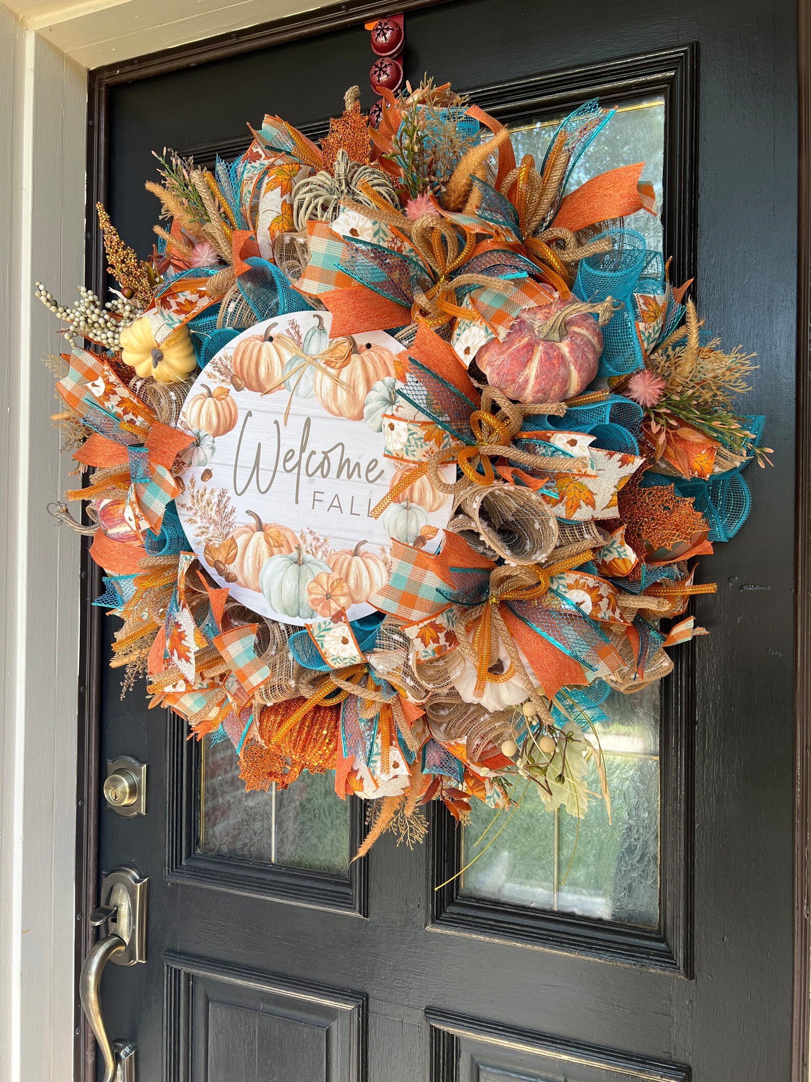 Welcome Fall Welcome Fall Wreath Fall Wreath for Front Door - Etsy