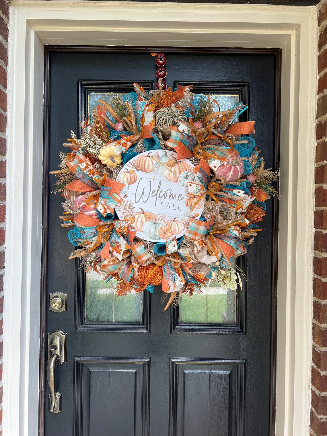 Welcome Fall Welcome Fall Wreath Fall Wreath for Front Door - Etsy