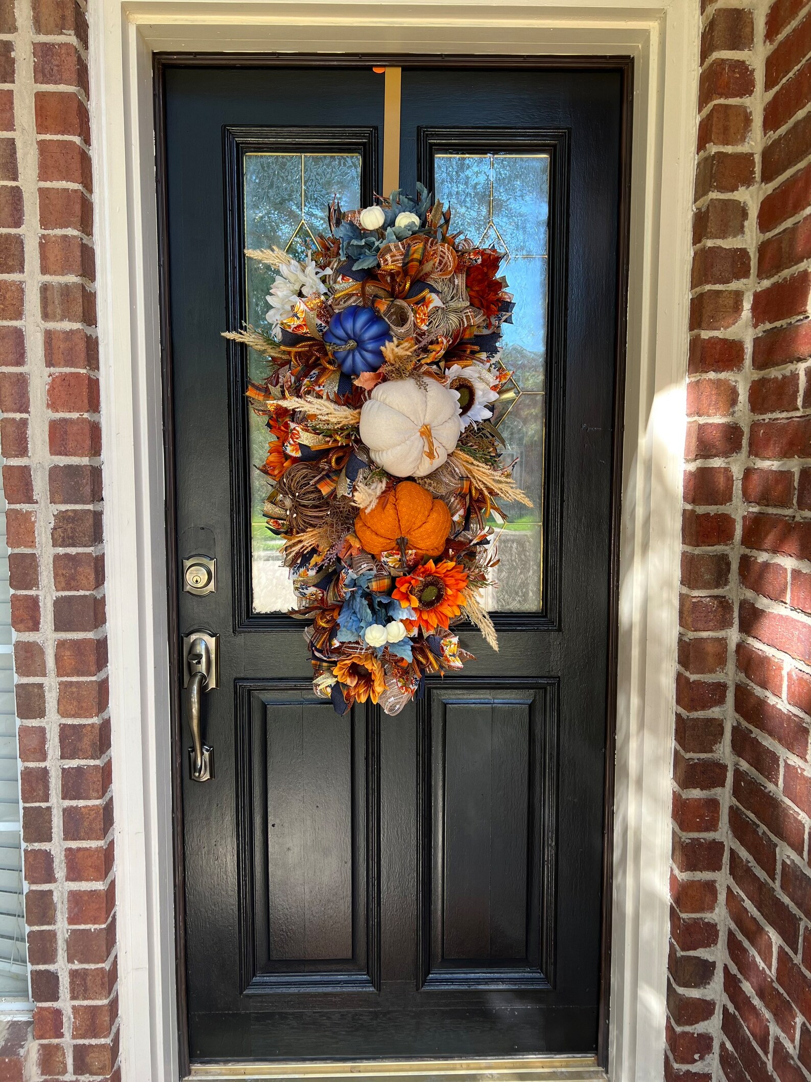 Xtra Large Plush Pumpkins Xtra Large Swag for Fall Fall Swag - Etsy