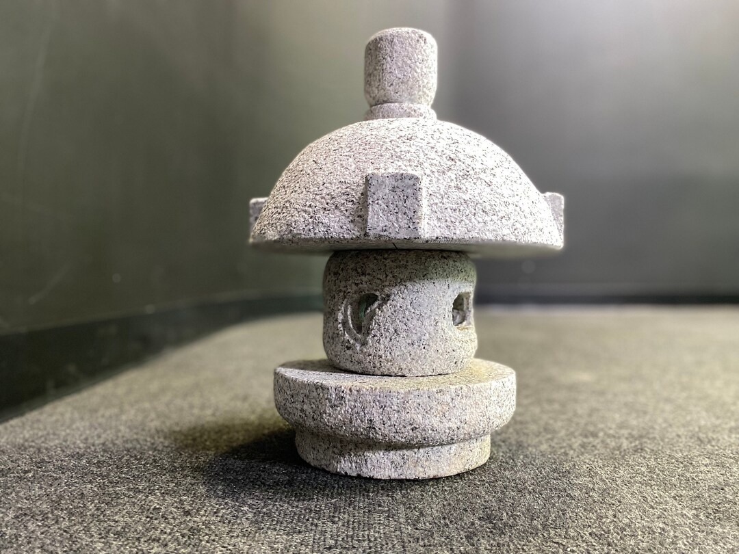 Nado Misaki(岬) Japanese Lantern(natural Granite Hand-cut) - Etsy