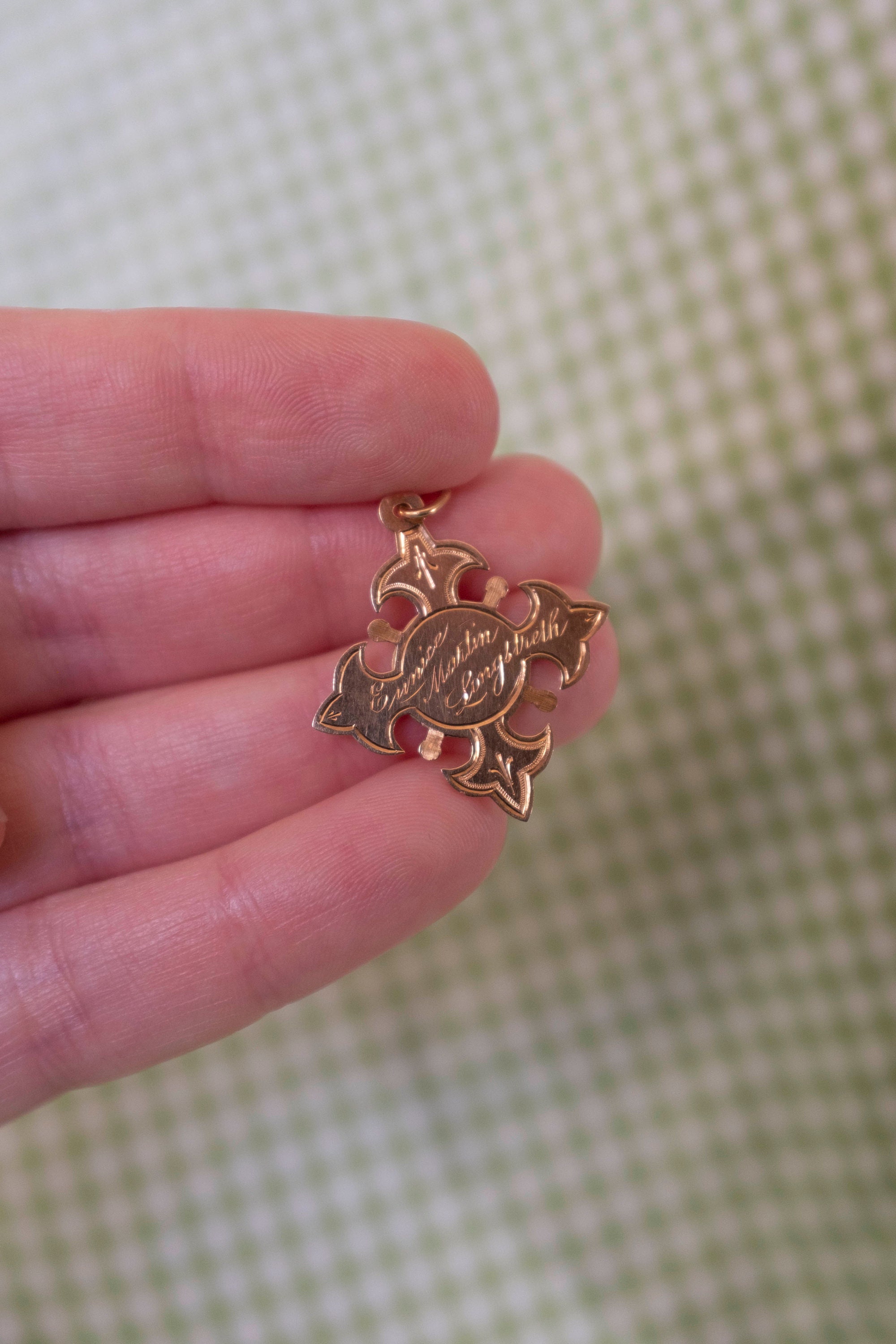 14k Amazing 1904 Antique Notre Dame Pendant / May 26th / Eunice Martin ...