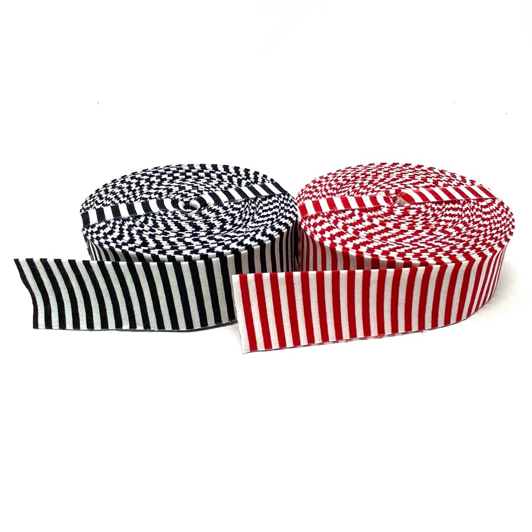 QUILT BINDING BUNDLE - 2 Rolls Single Fold 1.25” Binding, Black and ...