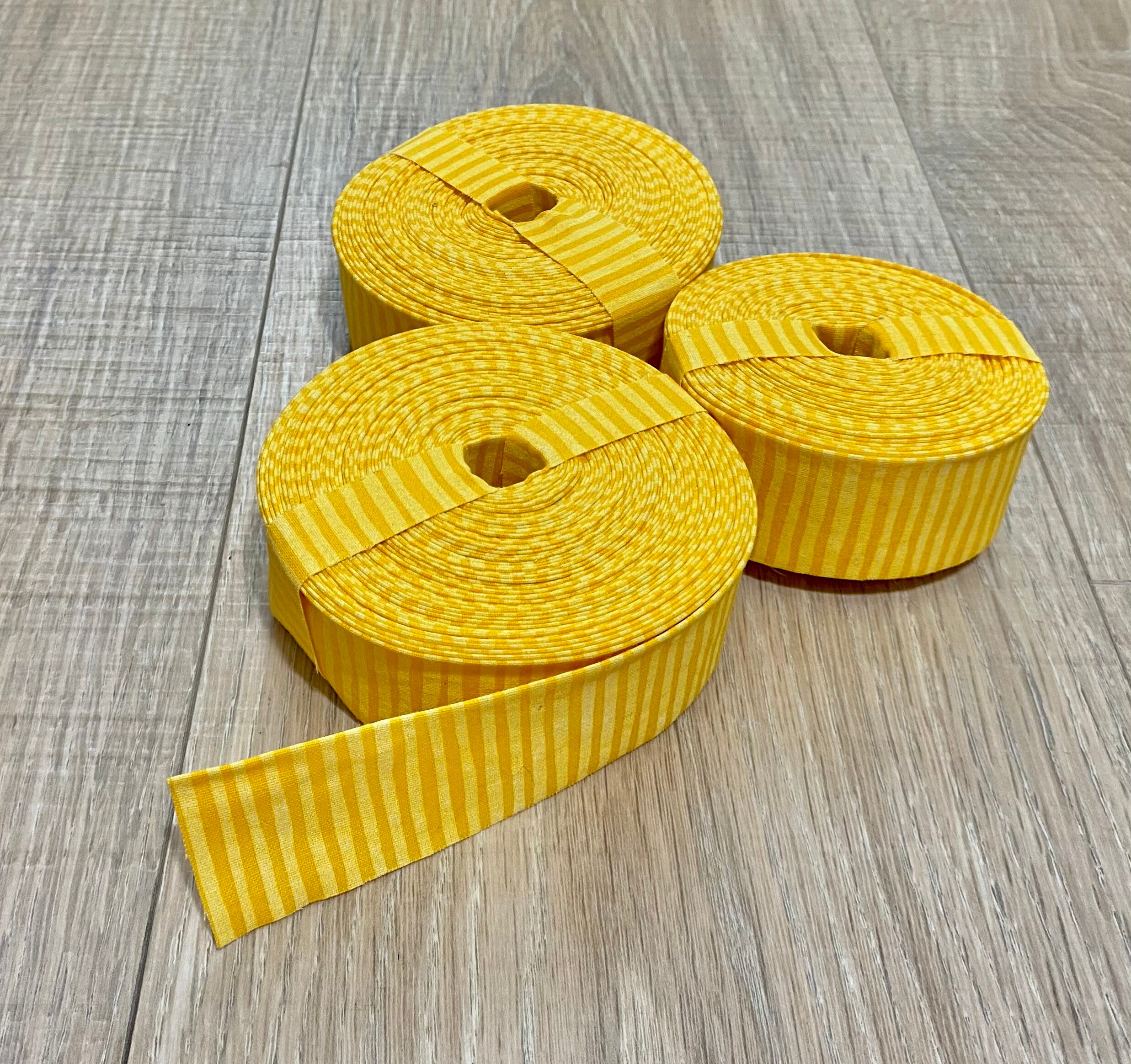 QUILT BINDING Yellow Striped Fabric 100% Cotton 7 9 OR | Etsy