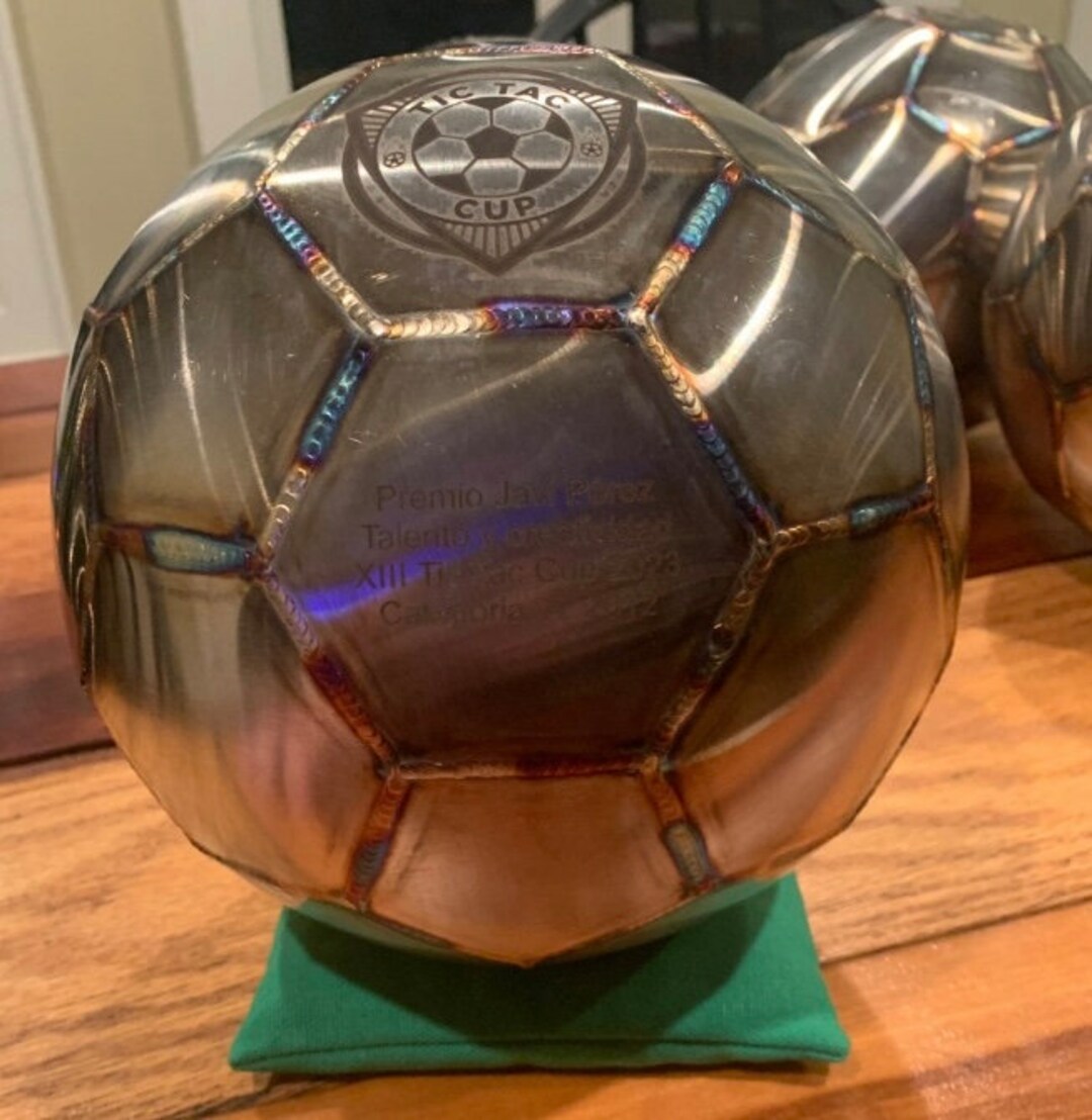 Soccer. Collectable. Handcrafted. Football. Stainless. Welded. Display ...