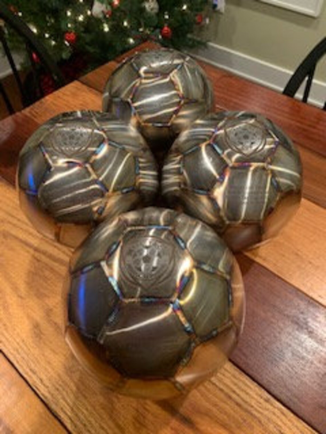 Soccer. Collectable. Handcrafted. Football. Stainless. Welded. Display ...