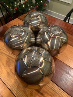 Soccer. Collectable. Handcrafted. Football. Stainless. Welded. Display ...