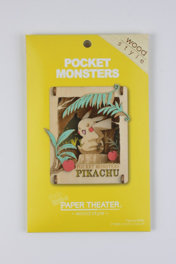 Pokémon Pikachu Paper Theater Crafts Pokémon | Etsy