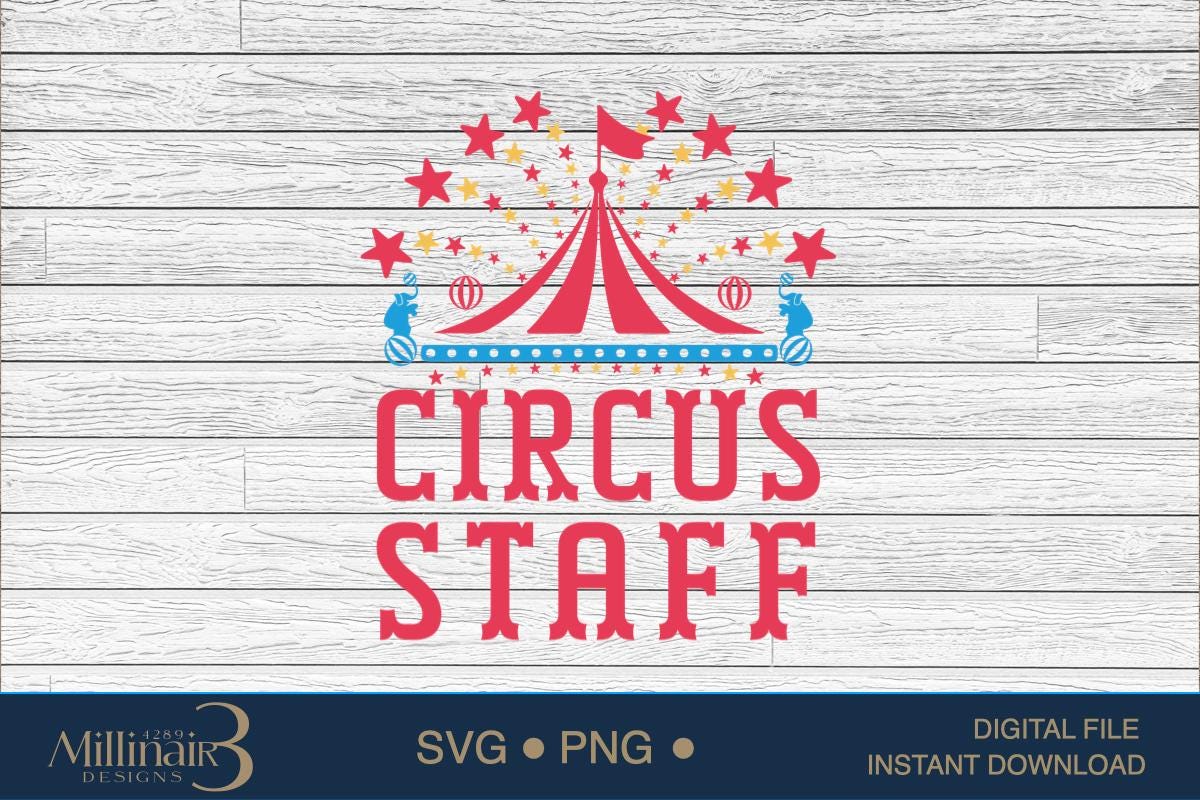 Circus Staff Svg,circus Crew Svg,circus Staff Sticker,circus Staff ...