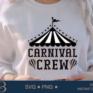 Carnival Crew SVG: Circus Party Design (digital Download) - Etsy