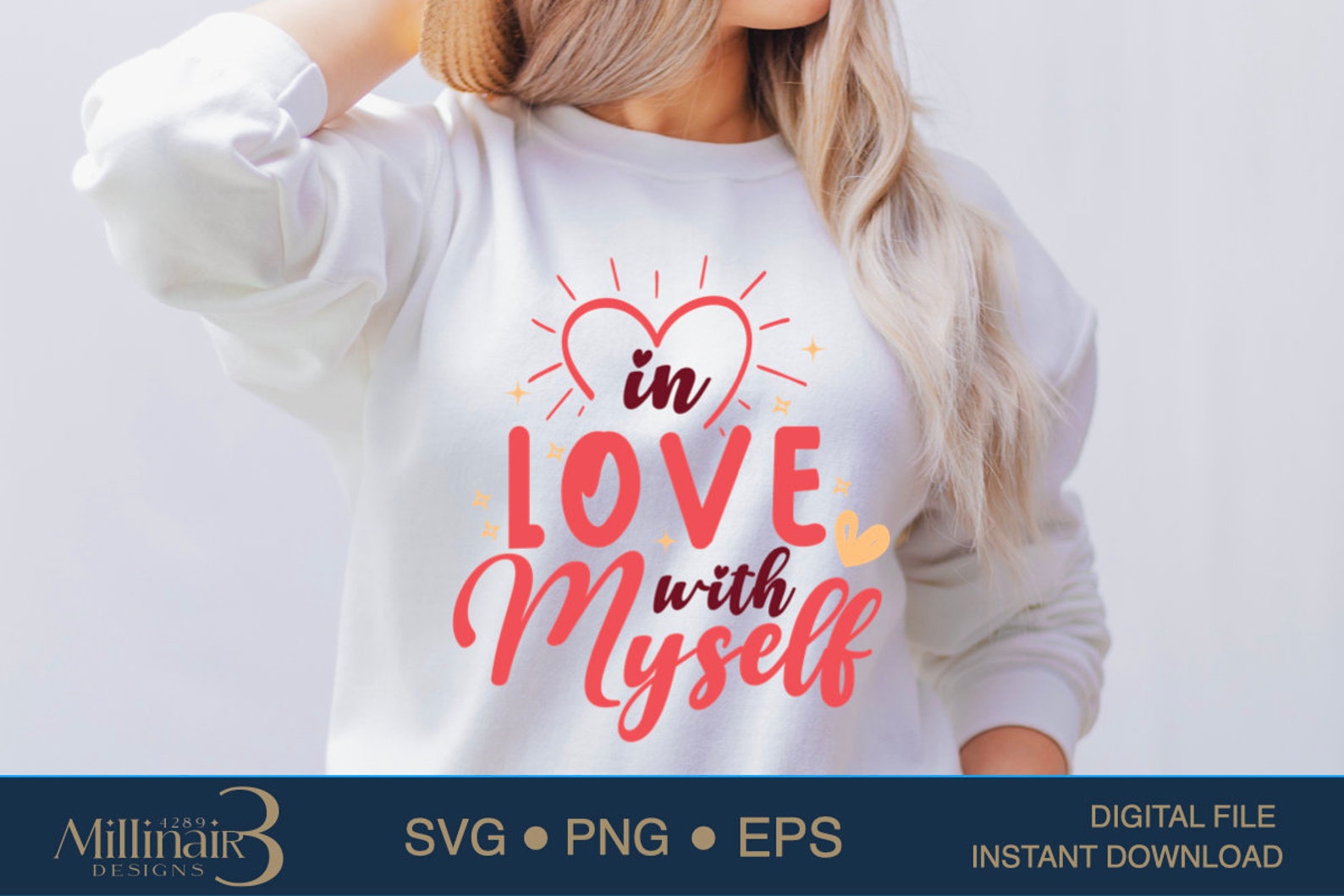 In Love With Myself, Retro Svg, Myself Svg, Myself Clipart, T Shirt Svg ...
