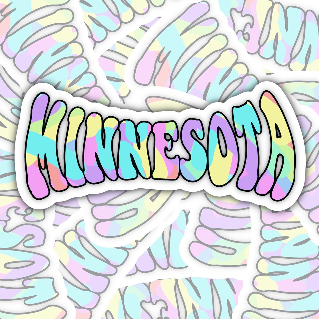 Minnesota Retro Sticker Decal, Perfect for Minnesota Lovers, Perfect ...