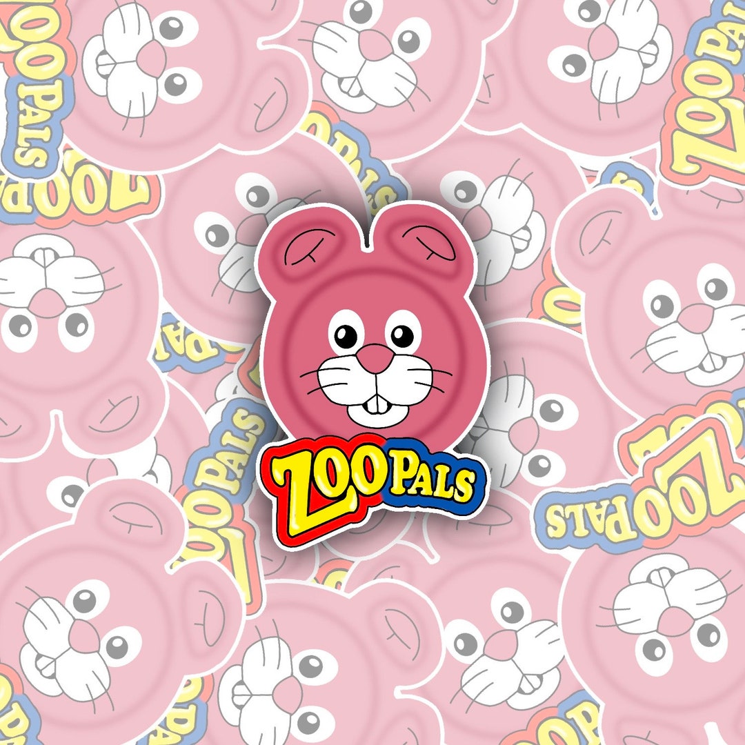 Rabbit Zoo Pals Plate Sticker Decal Perfect for Notebooks - Etsy