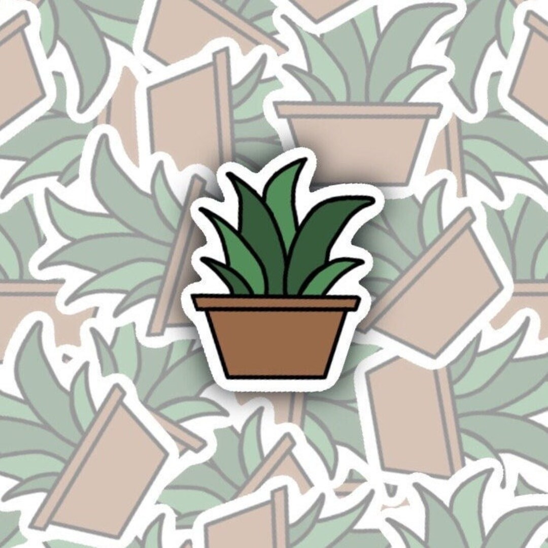 Plant Sticker Decal - Etsy