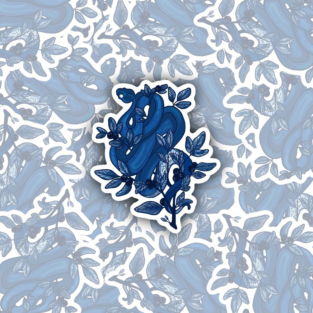 Blueberry Snake Sticker Decal, Perfect for Reptile Lovers, Laptops ...