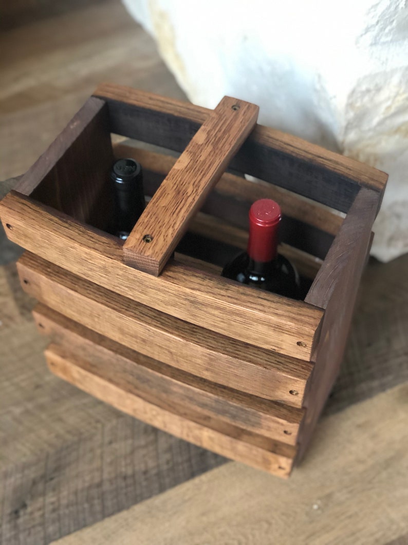 Barrel Stave Basket | Etsy