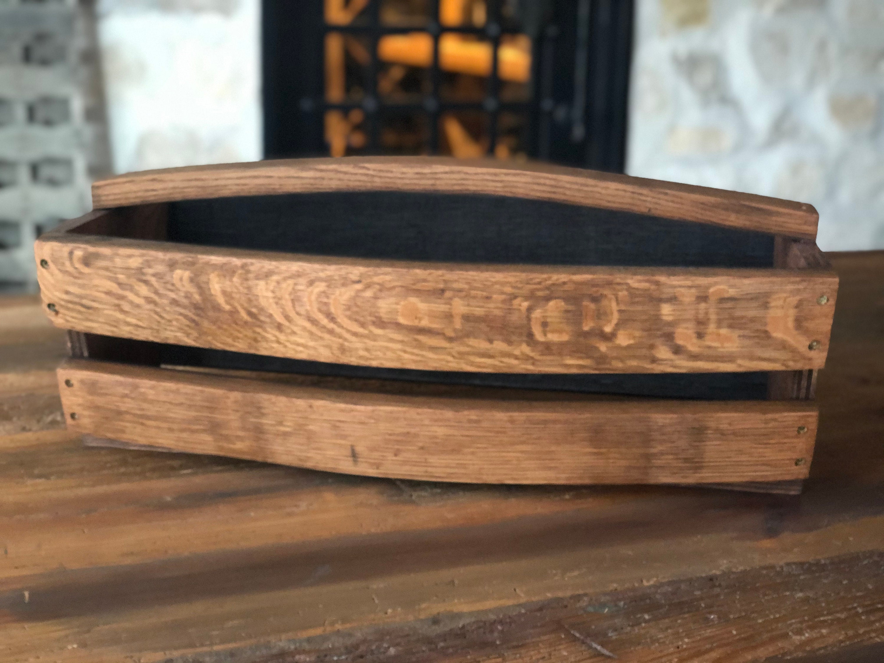 Barrel Stave Basket - Etsy