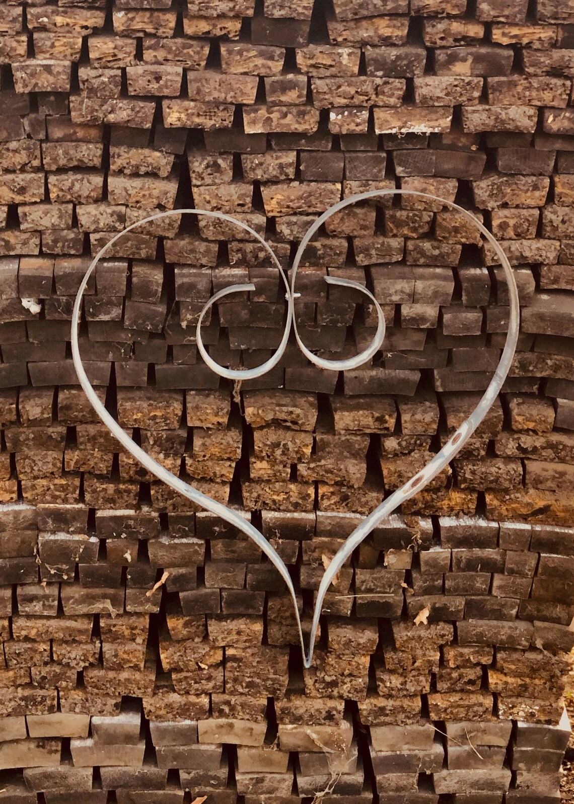 Decorative Wine Barrel Ring Heart Set of 2 - Etsy