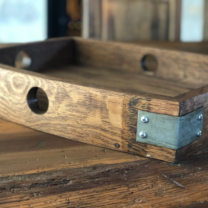 Wine Barrel Tray - Etsy
