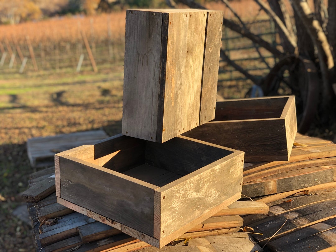 Wine Barrel Boxes - Etsy