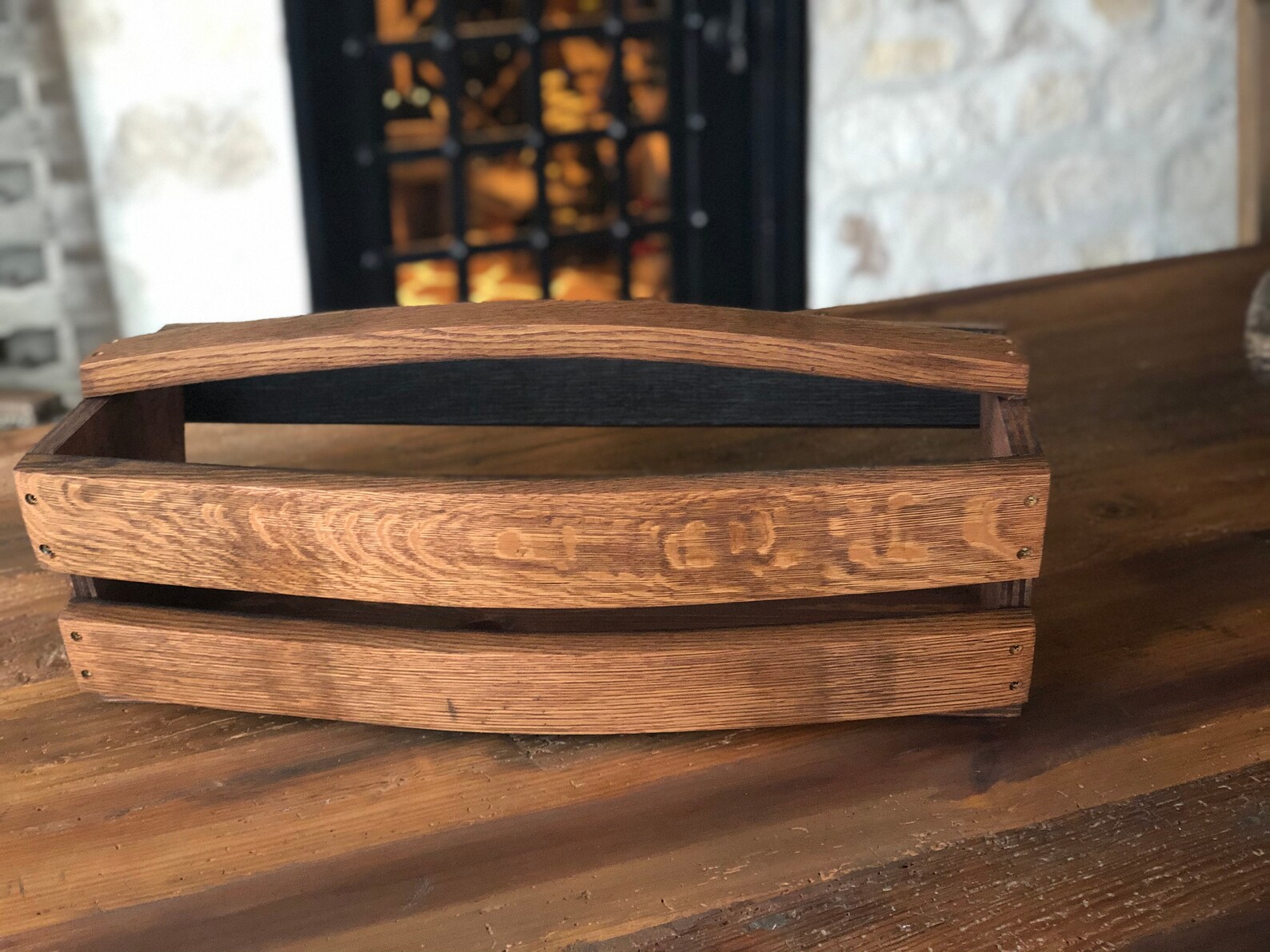 Barrel Stave Basket - Etsy