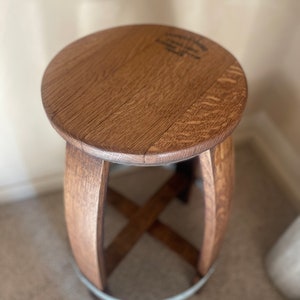 Wine Barrel Stool - Etsy