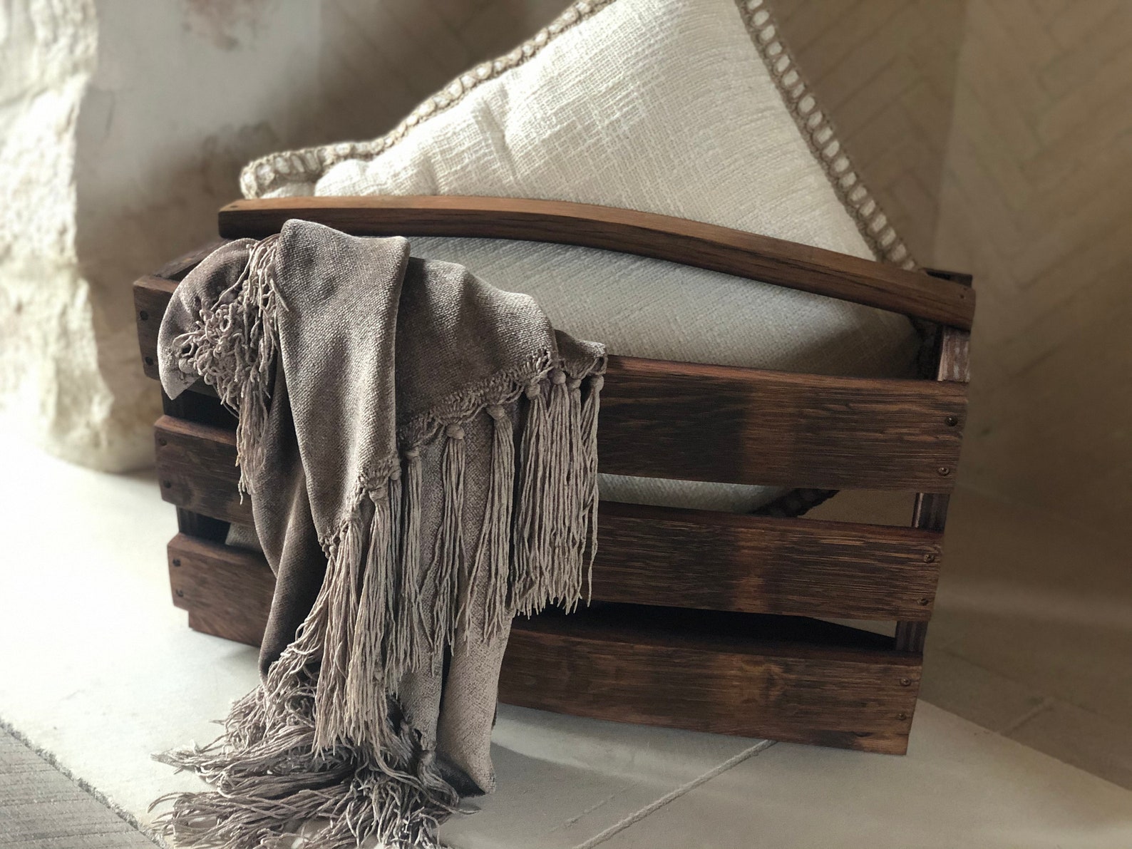 Barrel Stave Basket - Etsy