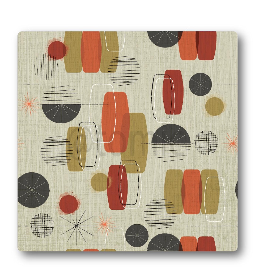 Atomic Era Style Retro Wall Tiles – Manhattan Suite | Mid-century ...