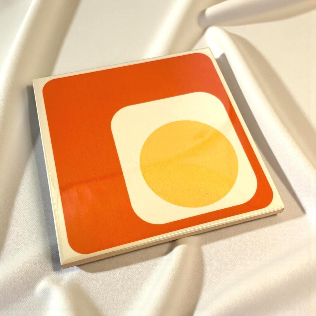 Mid-century Modern Ceramic Wall Tiles – ‘brightside’ Atomic Diner Style ...