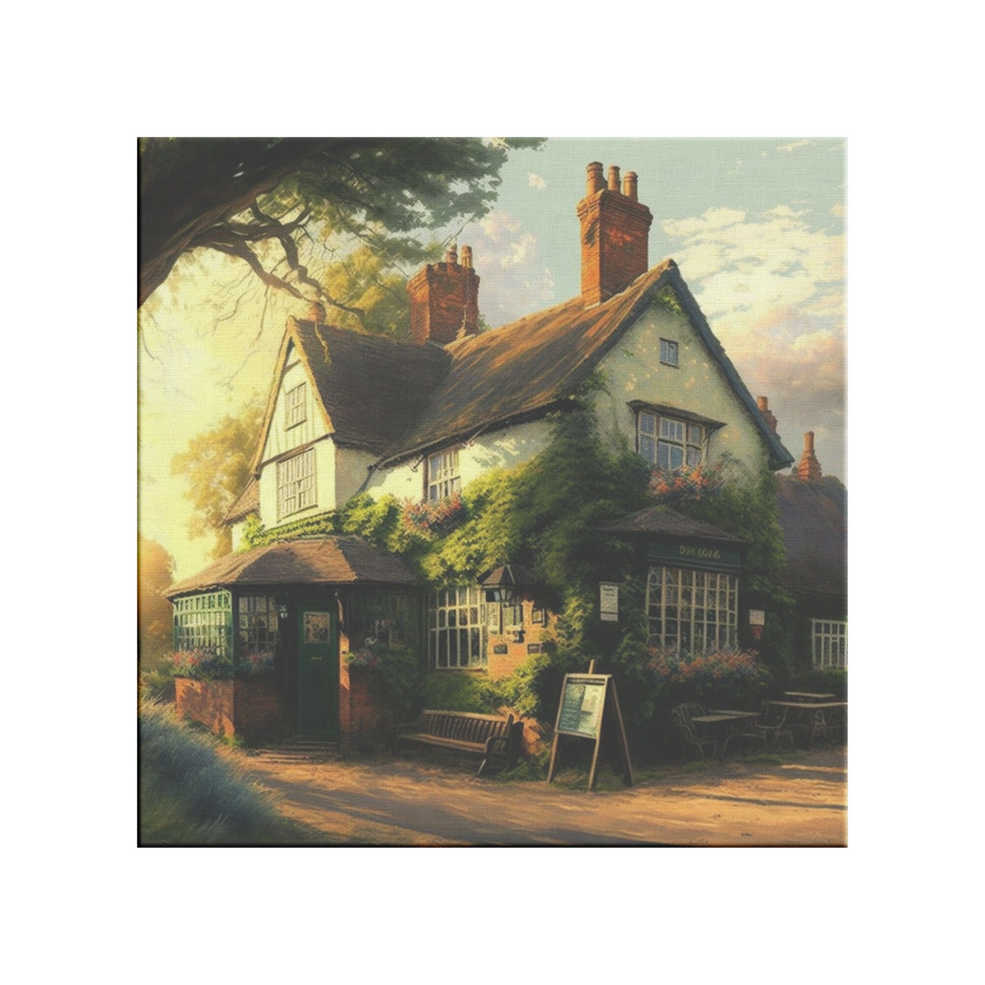 Old English Pub Painting