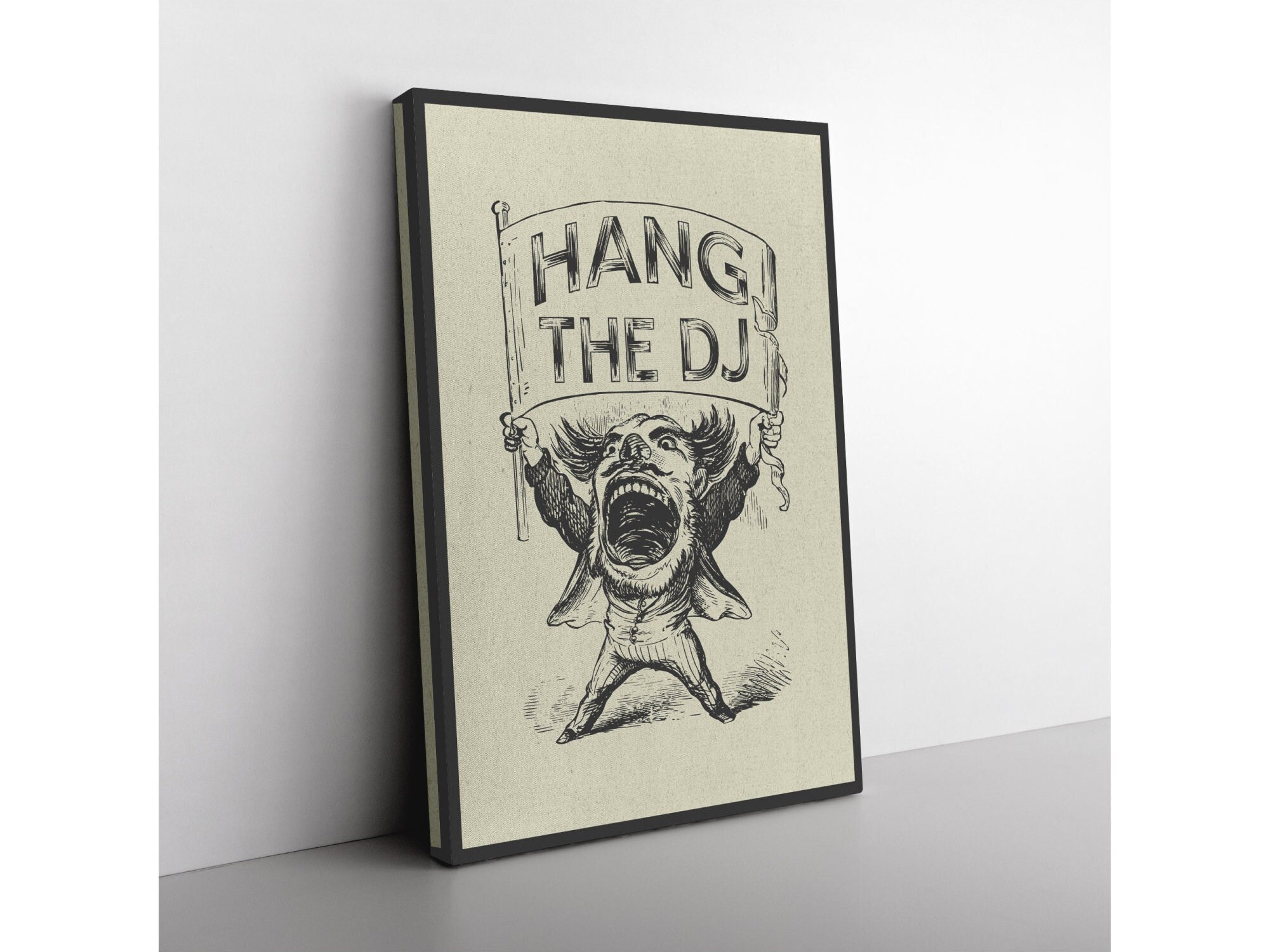 The Smiths Hang the DJ Rectangle Canvas Wrap - Etsy