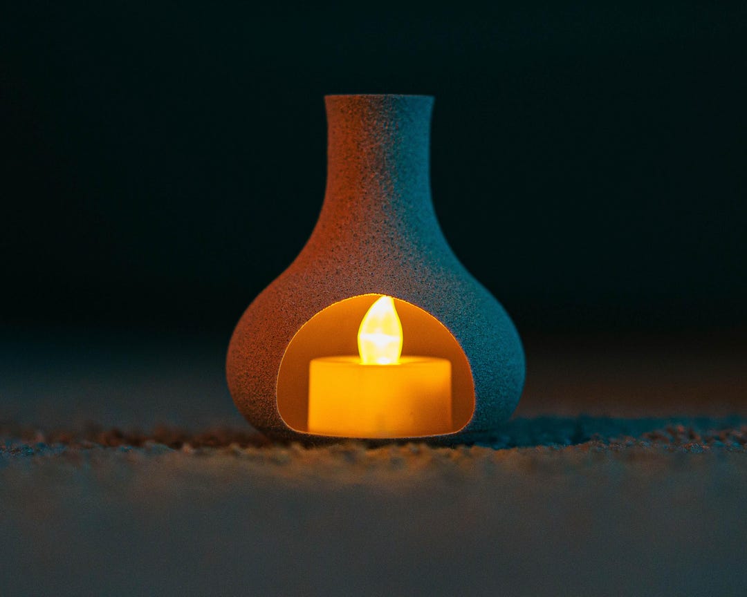 Brillito Mini Chimney - LED Tea Light Holder – Elegant Desk and Home ...